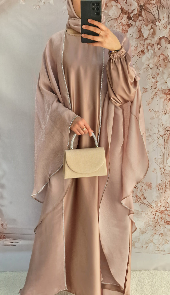 Kamzi Abaya Rose – Aamina Abayas