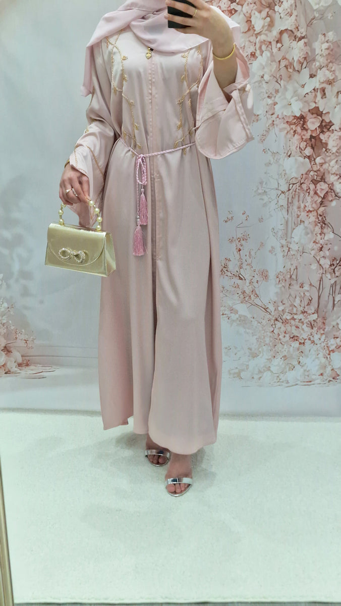 Airal Abaya pink – Aamina Abayas
